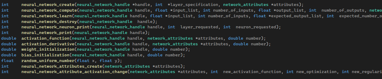 Neural Network Library